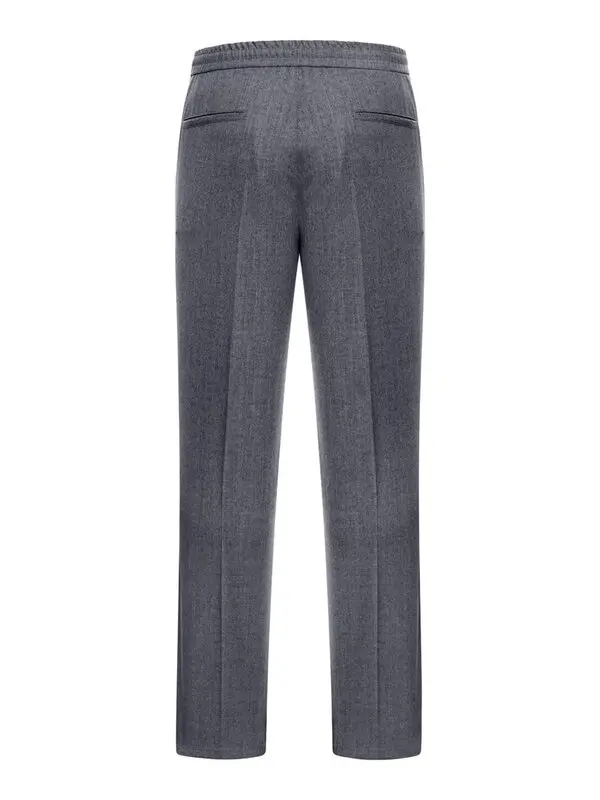 Brunello Cucinelli Wool Trousers With Pleats