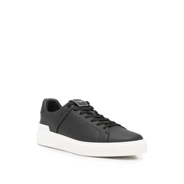 Balmain Matte Finish Low-top Trainers