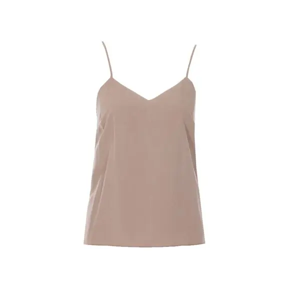 Max Mara Silk Blend V-neck Camisole - Cream