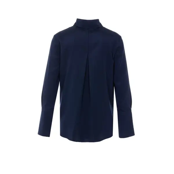 Max Mara Voliera Silk Blend Shirt - Blue