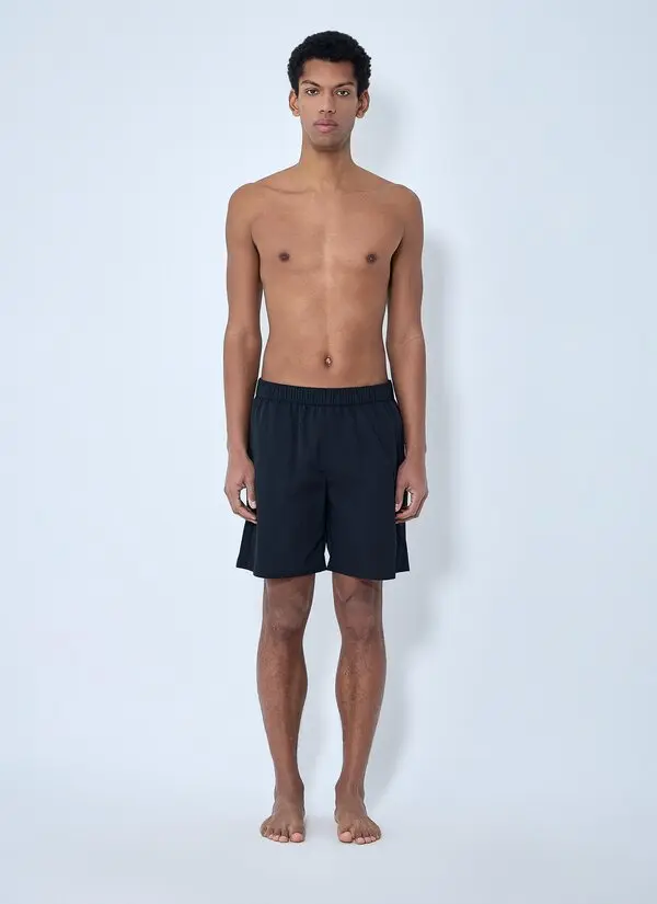 Moncler Elastic Waistband Swim Shorts