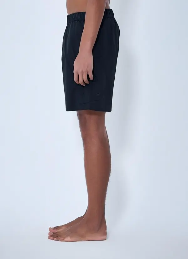 Moncler Elastic Waistband Swim Shorts