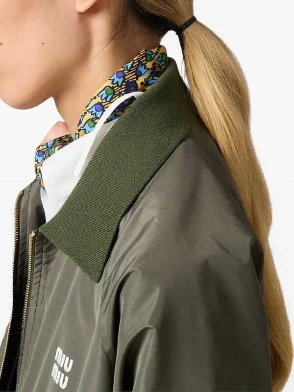 Miu Miu Zipped Blouson Jacket