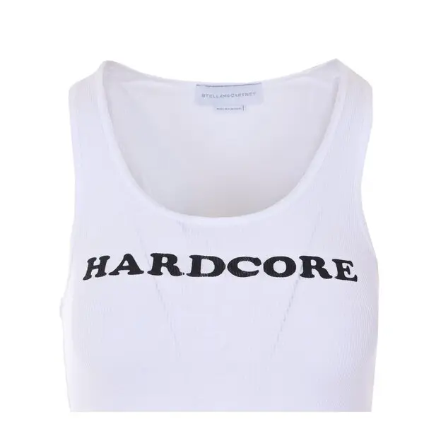 Stella McCartney Hardcore Slogan Tank Top - White