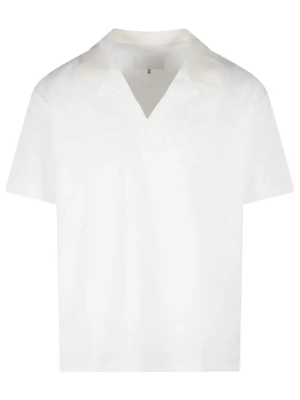 MAISON MARGIELA Cotton Polo Shirt - White