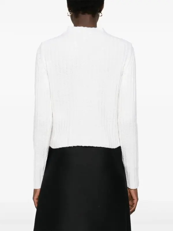 Max Mara Cable-knit Cashmere Pullover - Multicolor