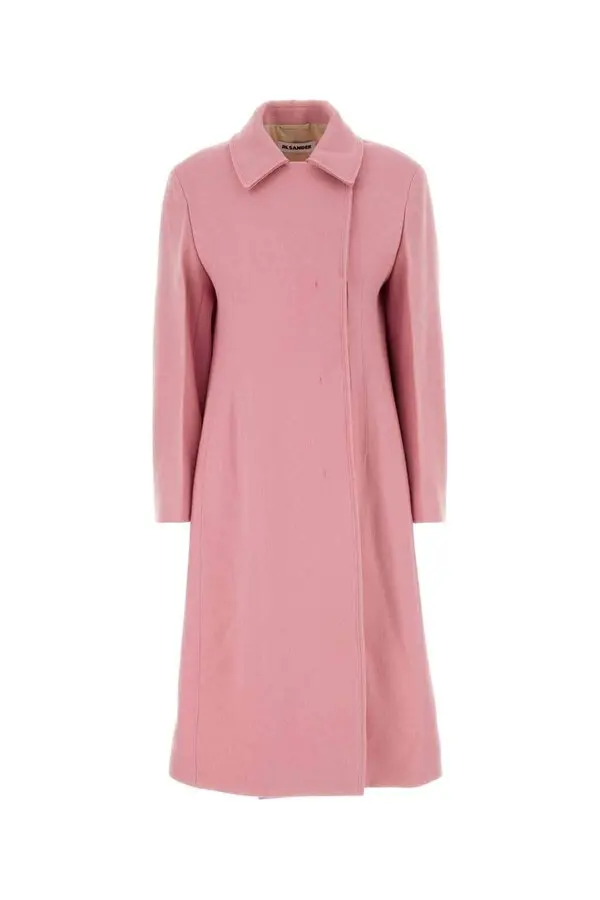 JIL SANDER Wool Overcoat - Multicolor