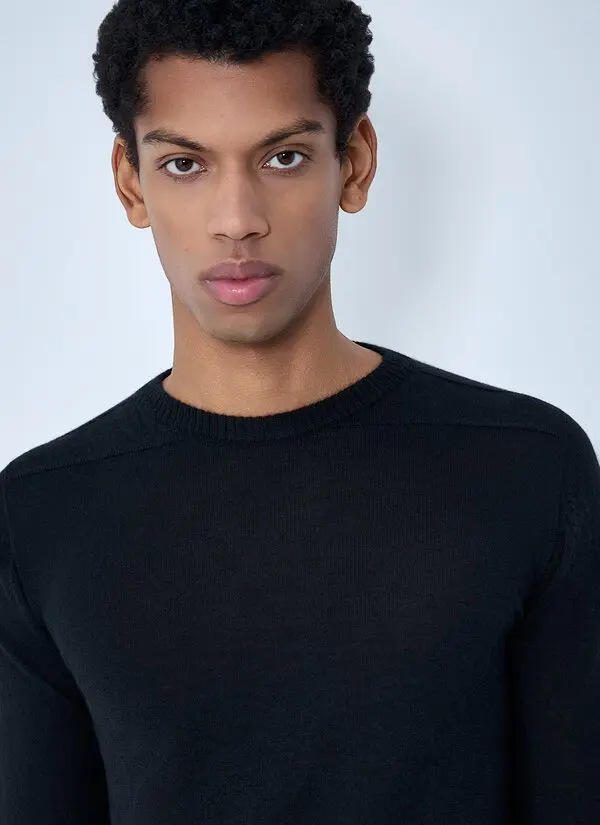 Rick Owens Fine Knit Wool Sweater
