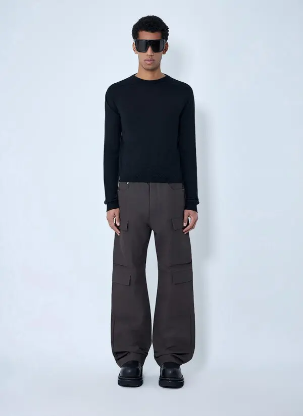 Rick Owens Cashmere Fine Knit Sweater - Black