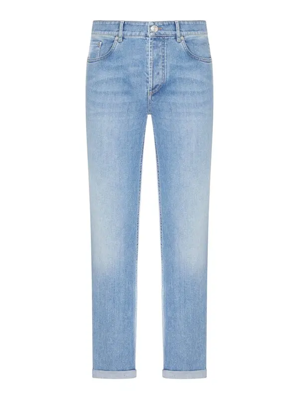 Brunello Cucinelli Light Wash Denim Jeans