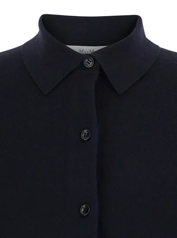 Max Mara Medeola Wool Blend Polo Sweater - Multicolor