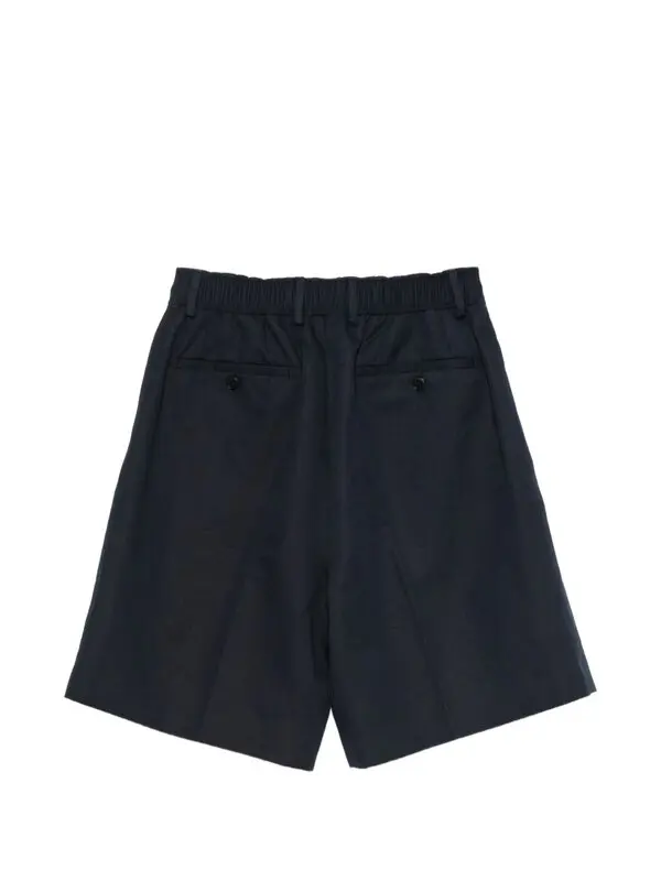 Brioni Bellagio Linen And Cotton Shorts