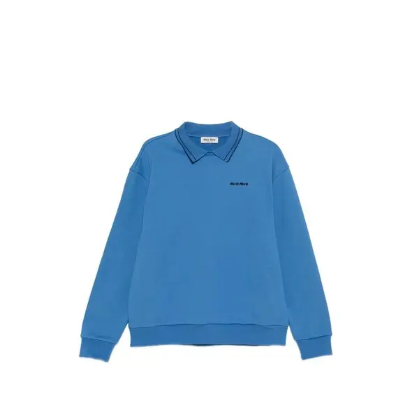 Miu Miu Tops Sweatshirts - Blue
