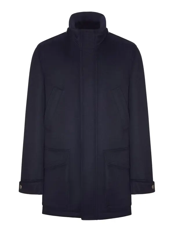 Brunello Cucinelli Cashmere Field Jacket - Blue