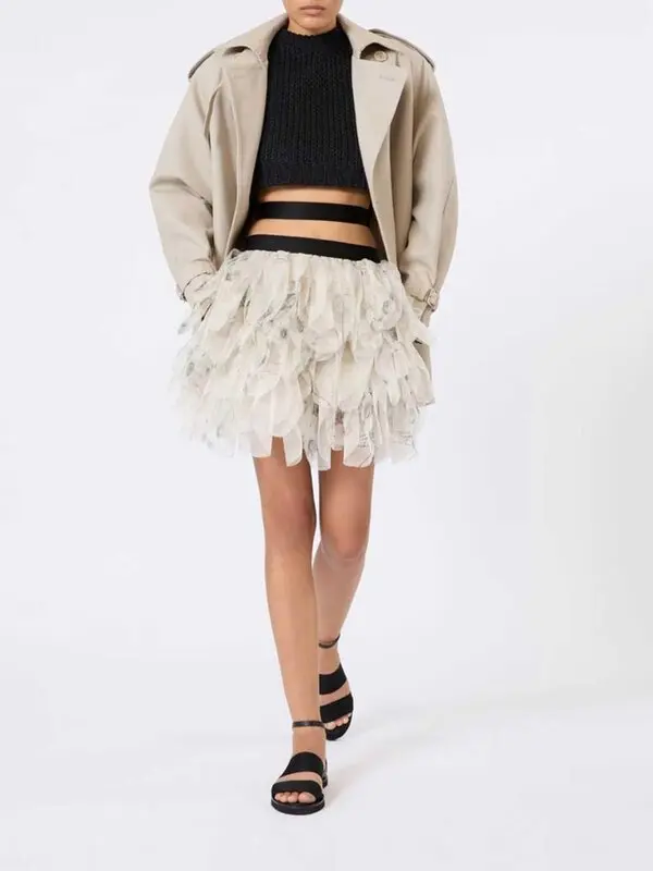 Max Mara Short Cotton Duster Coat Sand - Brown