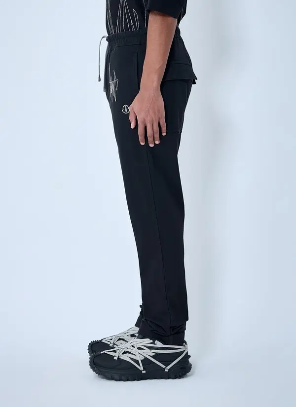 Moncler Rick Owens Elasticated Waist Drawstring Pants