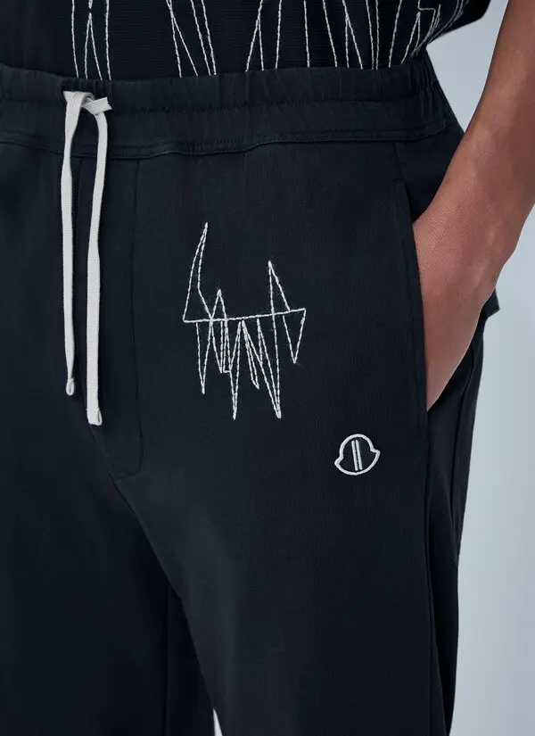 Moncler Rick Owens Elasticated Waist Drawstring Pants