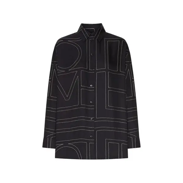 TOTEME Tops Shirts - Black