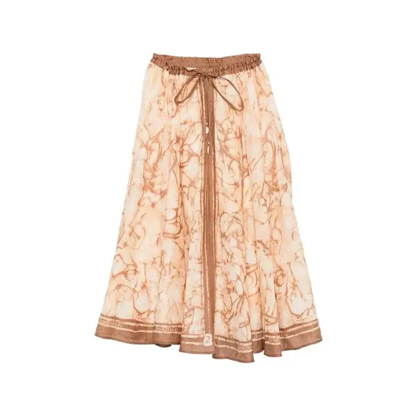 Zimmermann Neutrals Skirts Full Skirts - Cream