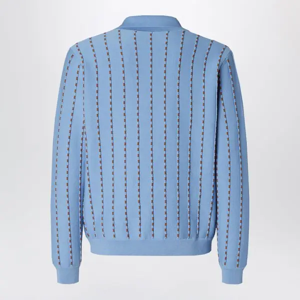 Fendi Cotton Knit Jumper - Blue
