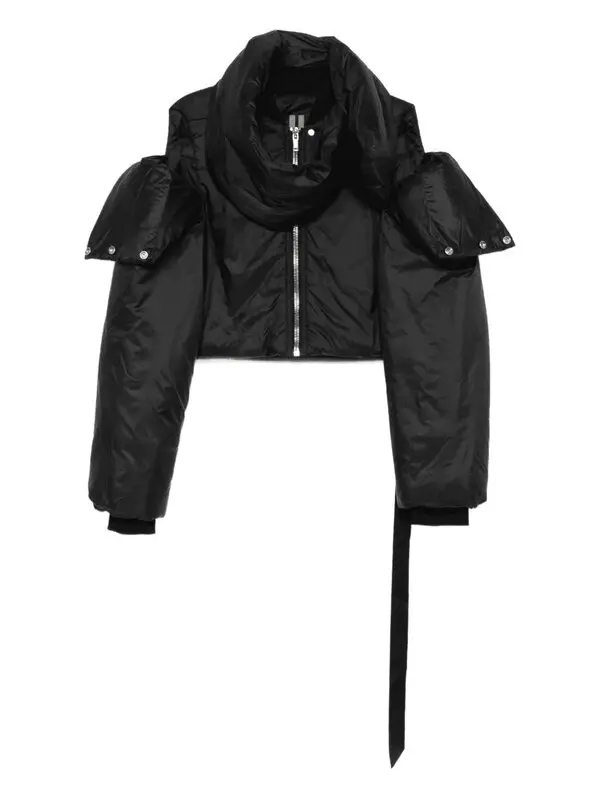 Rick Owens Convertible Down Jacket - Black