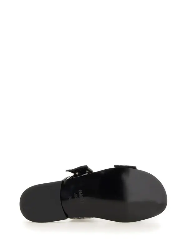 GANNI Buckled Sandals - Black
