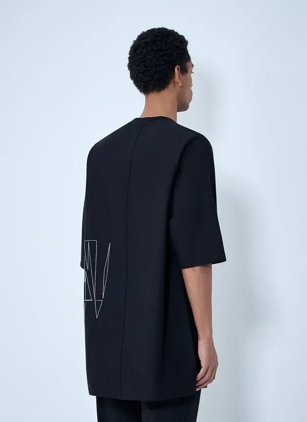 Moncler Rick Owens Graphic Embroidered T-shirt