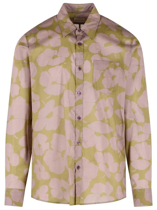 Dries Van Noten Cotton Shirt - Green