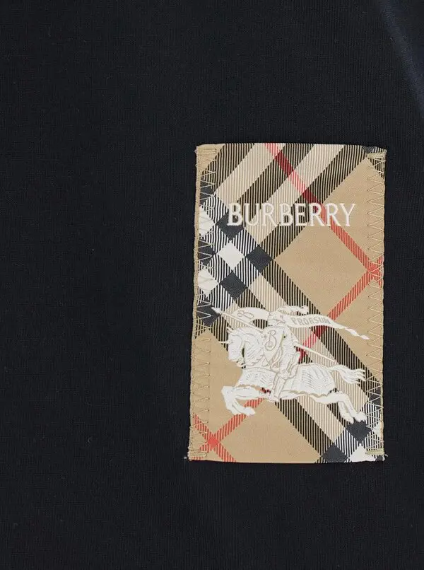 Burberry Cotton Logo Application T-shirt - Multicolor