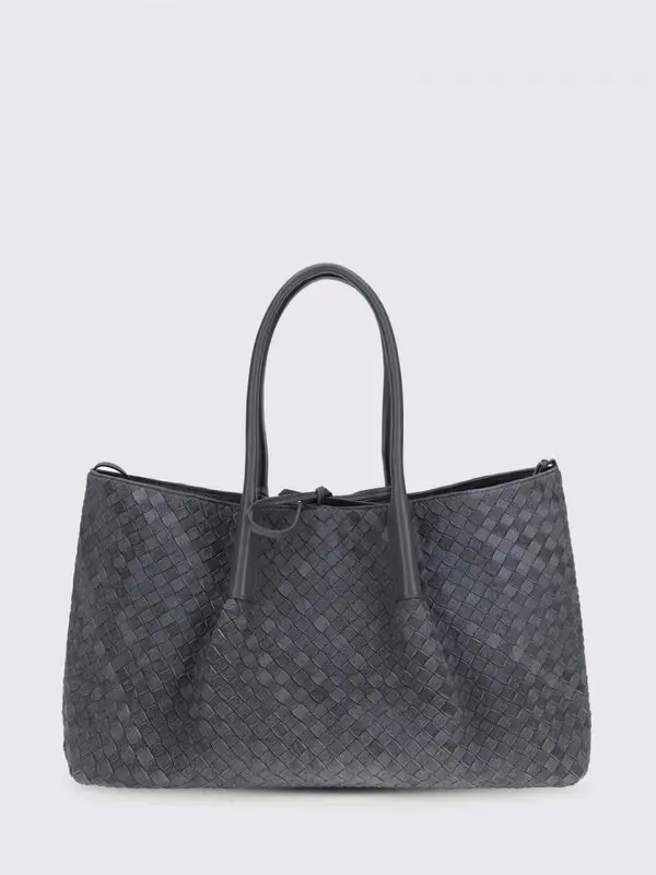 Bottega Veneta Pinacoteca Woven Suede Bag - Blue
