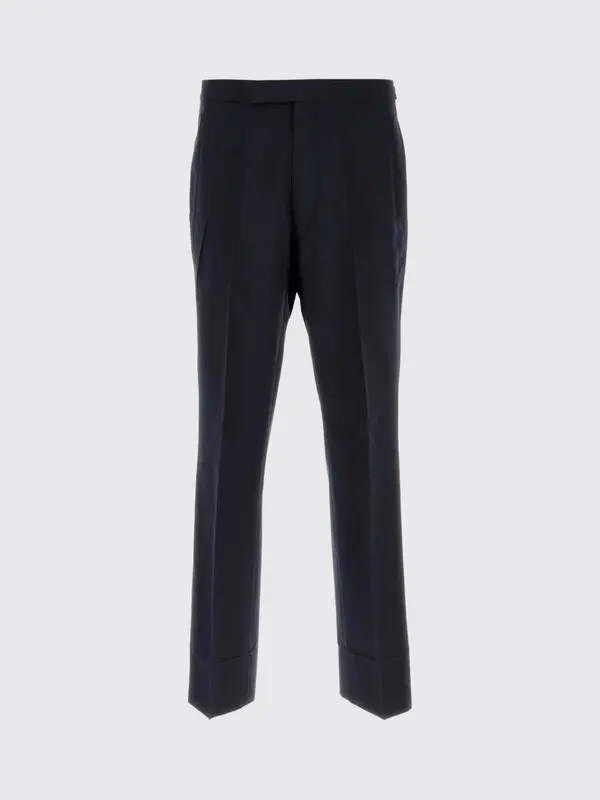 Prada Virgin Wool Trousers - Blue