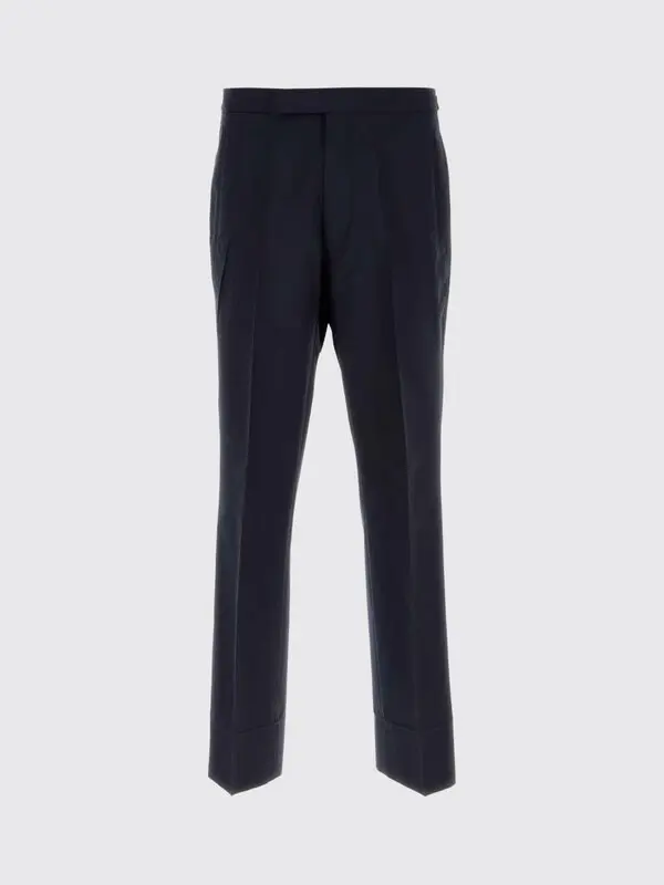 Prada Virgin Wool Trousers - Blue