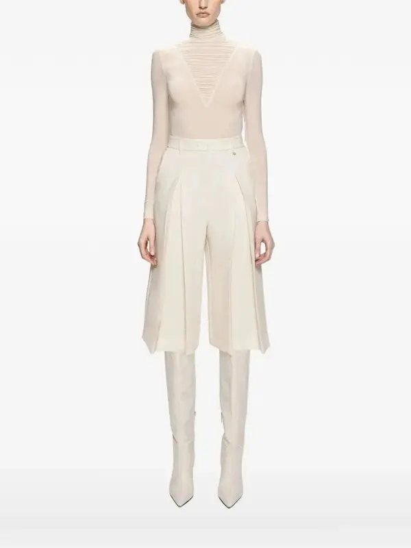 NISSA Lyocell Turtleneck Top - Multicolor