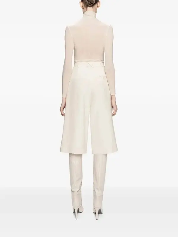NISSA Lyocell Turtleneck Top - Multicolor