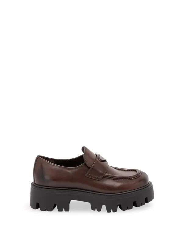 Prada Vintage Leather Loafers