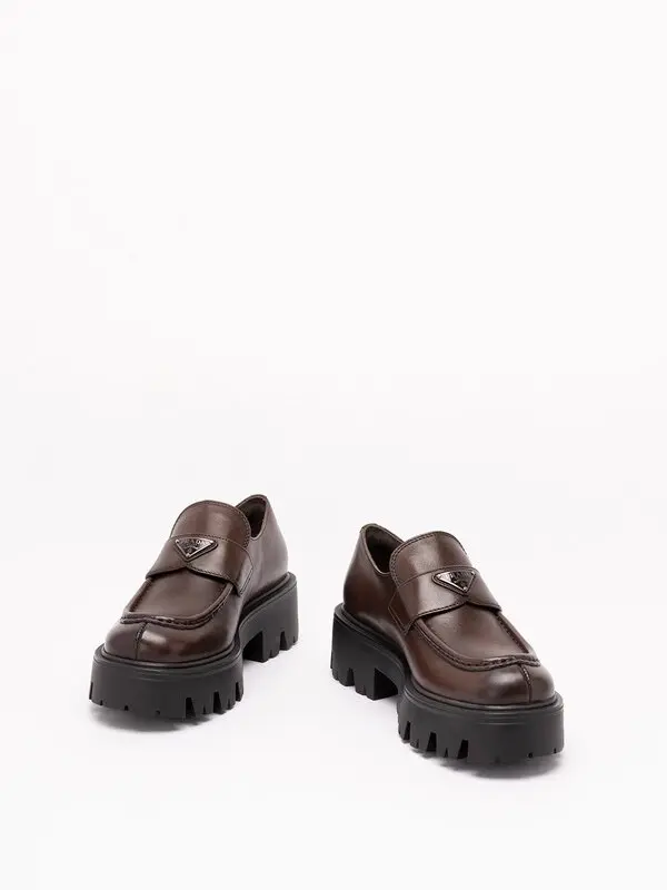 Prada Vintage Leather Loafers