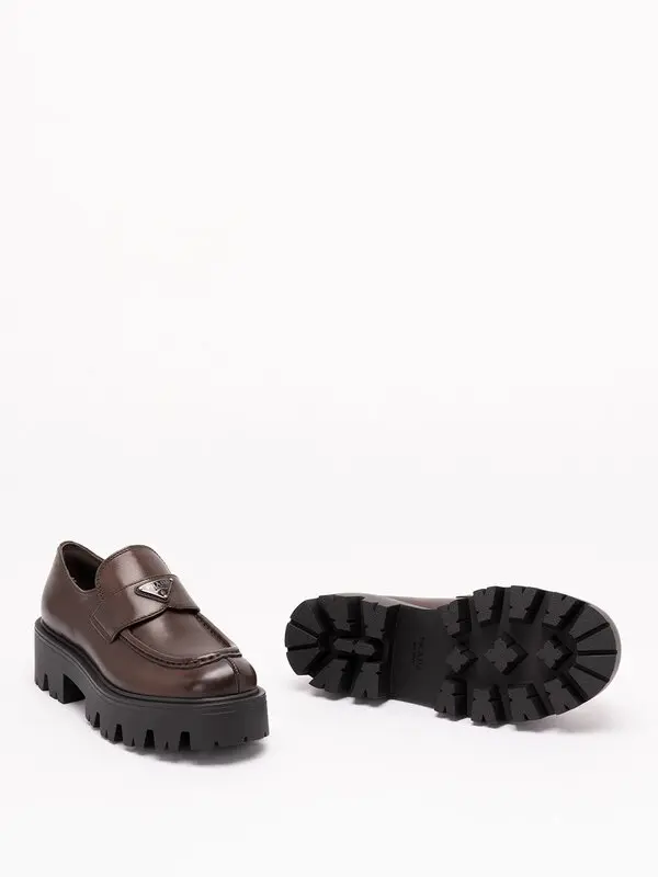 Prada Vintage Leather Loafers