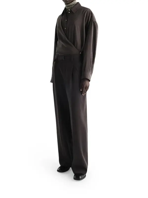 LEMAIRE Straight Collar Twisted Shirt - Multicolor