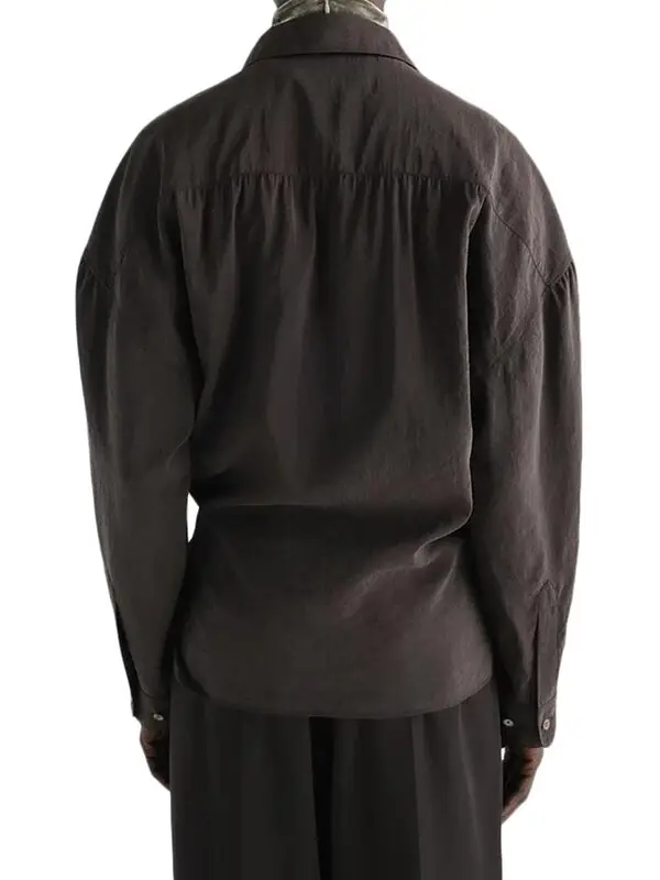 LEMAIRE Straight Collar Twisted Shirt - Multicolor