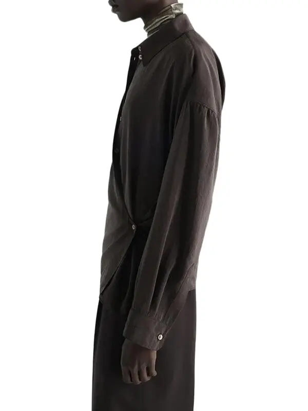 LEMAIRE Straight Collar Twisted Shirt - Multicolor