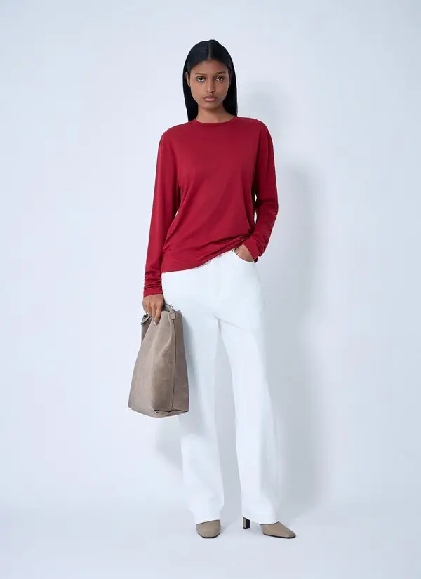 TOTEME Classic Long-sleeve Top - Multicolor