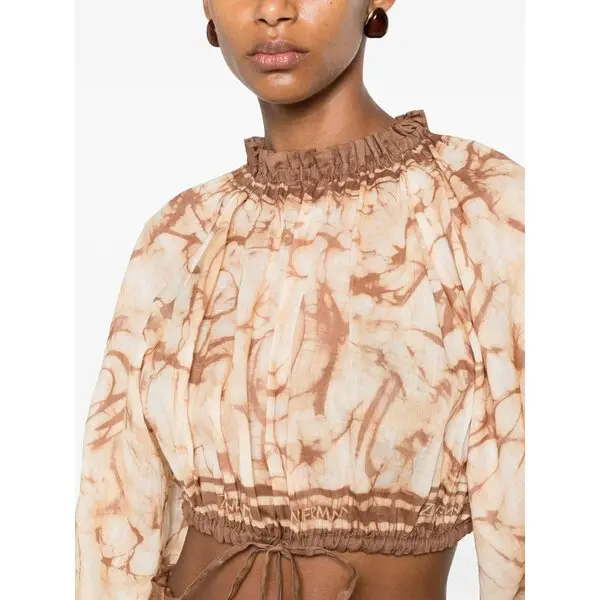 Zimmermann Neutrals Tops Blouses - Cream