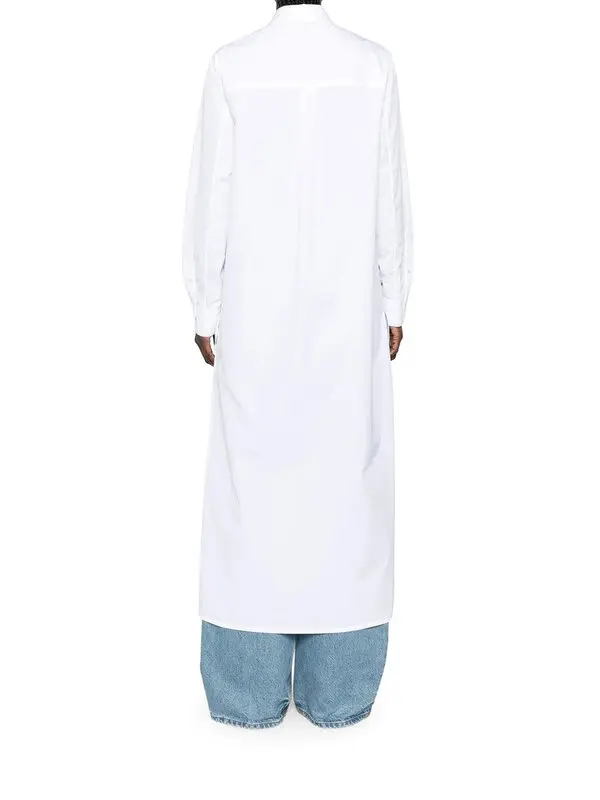 Alaïa Asymmetric Cotton Poplin Shirt