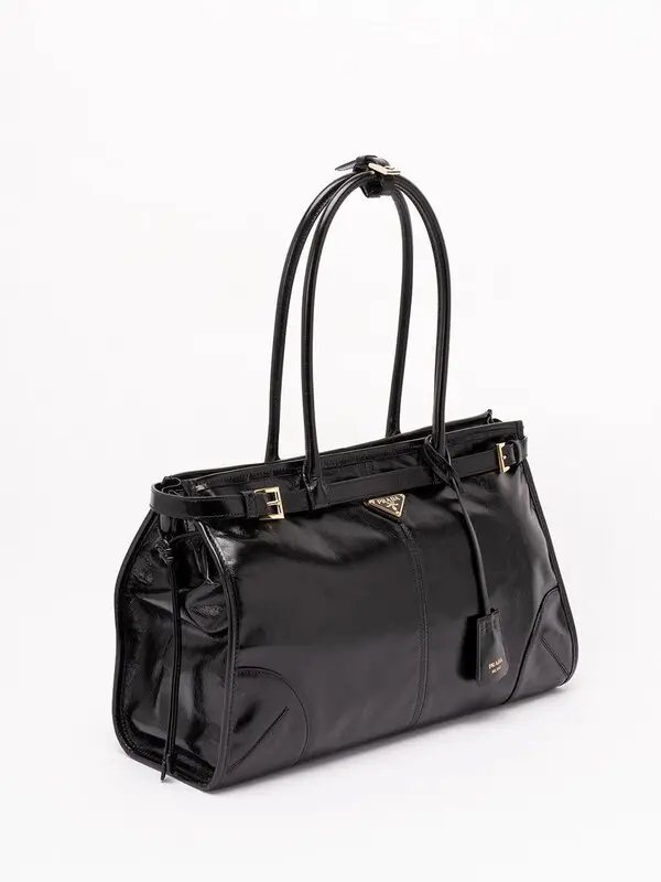 Prada Bonnie Large Leather Bag - Multicolor