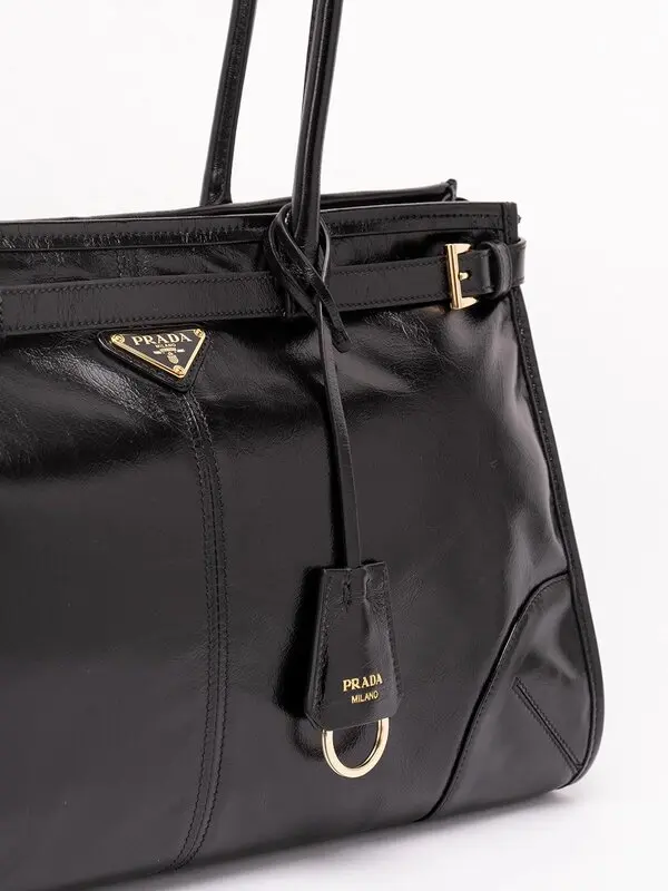 Prada Bonnie Large Leather Bag - Multicolor
