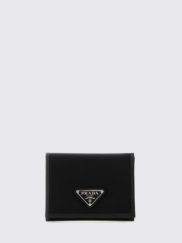 Prada Re-nylon Wallet With Logo