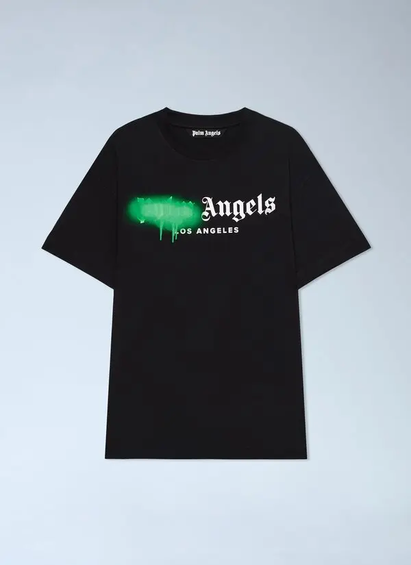 Palm Angels Spray La T-shirt - Black
