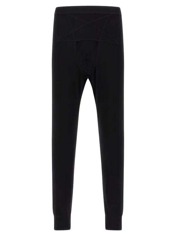 Rick Owens Thermal Bottom' Leggings - Black