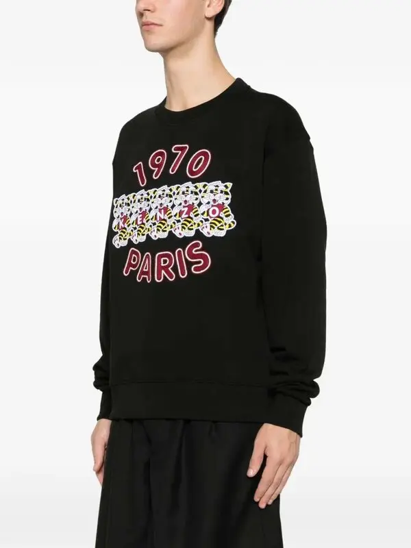 Kenzo Embroidered Sweatshirt - Black