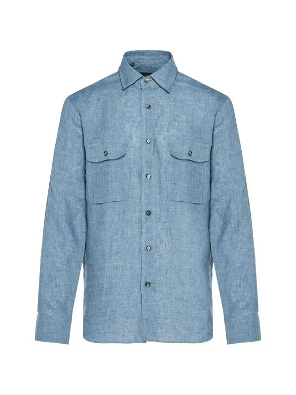 Brioni Linen Shirt - Multicolor